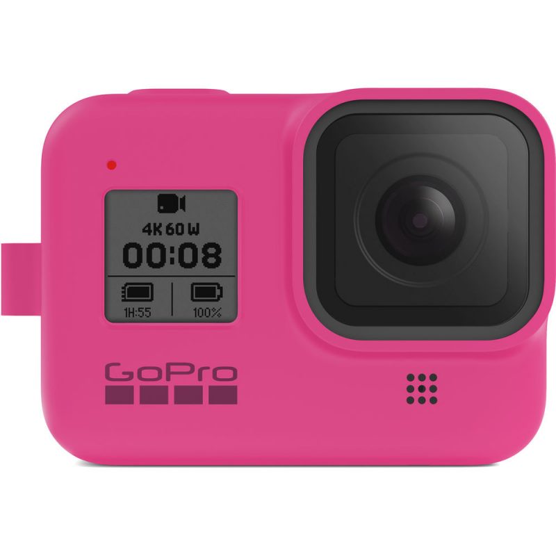 Gopro Sleeve+Landyard For HERO8 (Electric Pink)