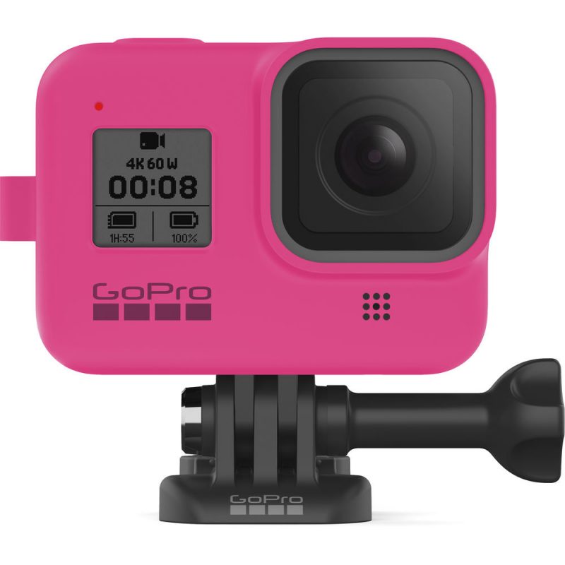 Gopro Sleeve+Landyard For HERO8 (Electric Pink)