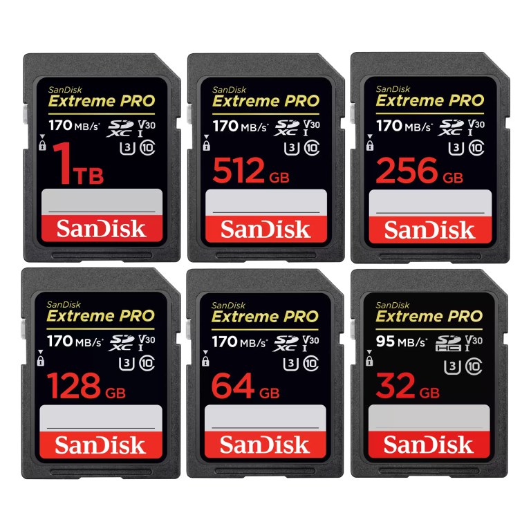 SanDisk Extreme PRO SDHC And SDXC UHS-I (R_170MB/s W_90MB/s) | Digital2home