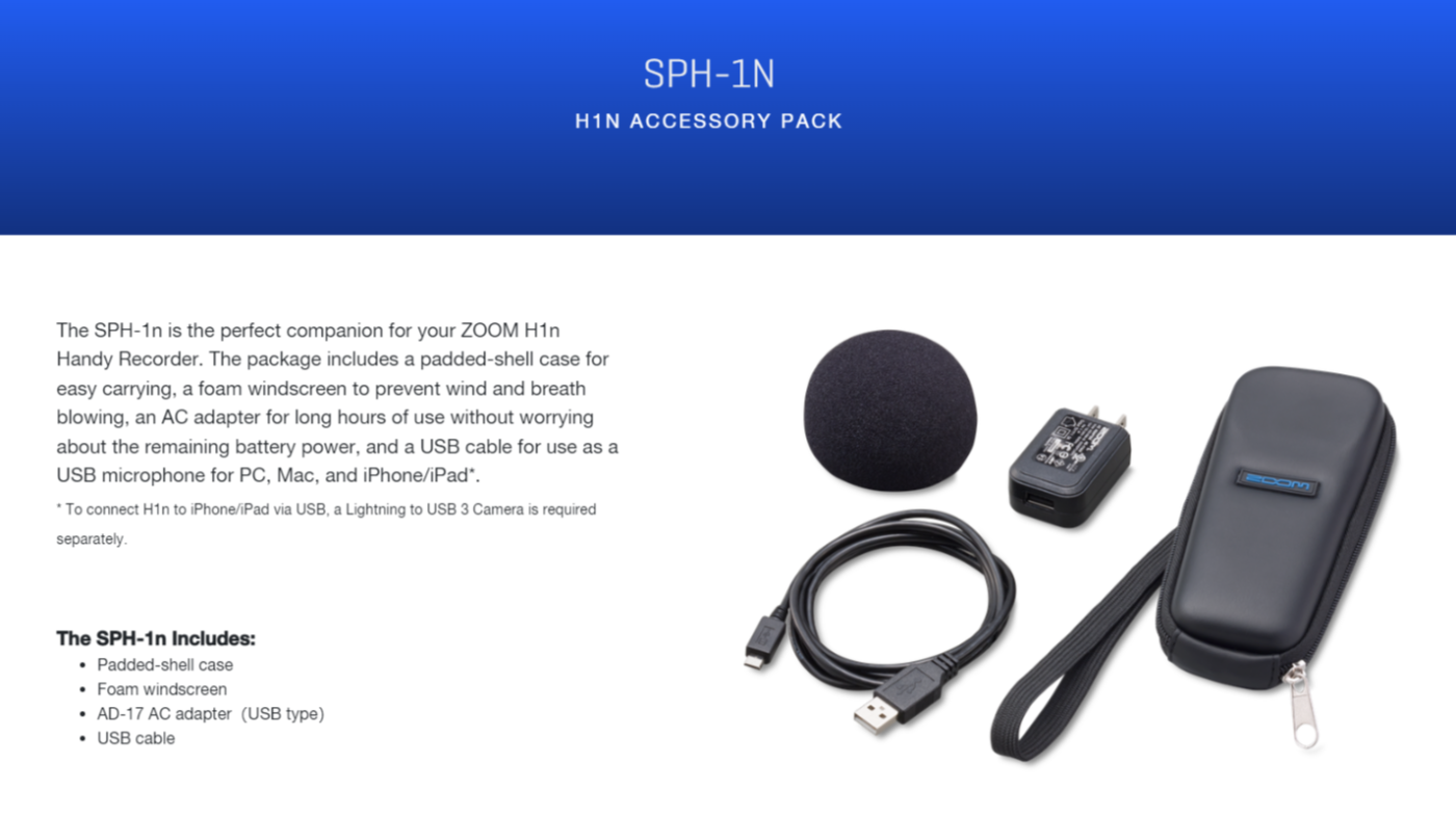 Zoom SPH-1n Accessory Pack for H1n ราคาพิเศษ | Digital2home