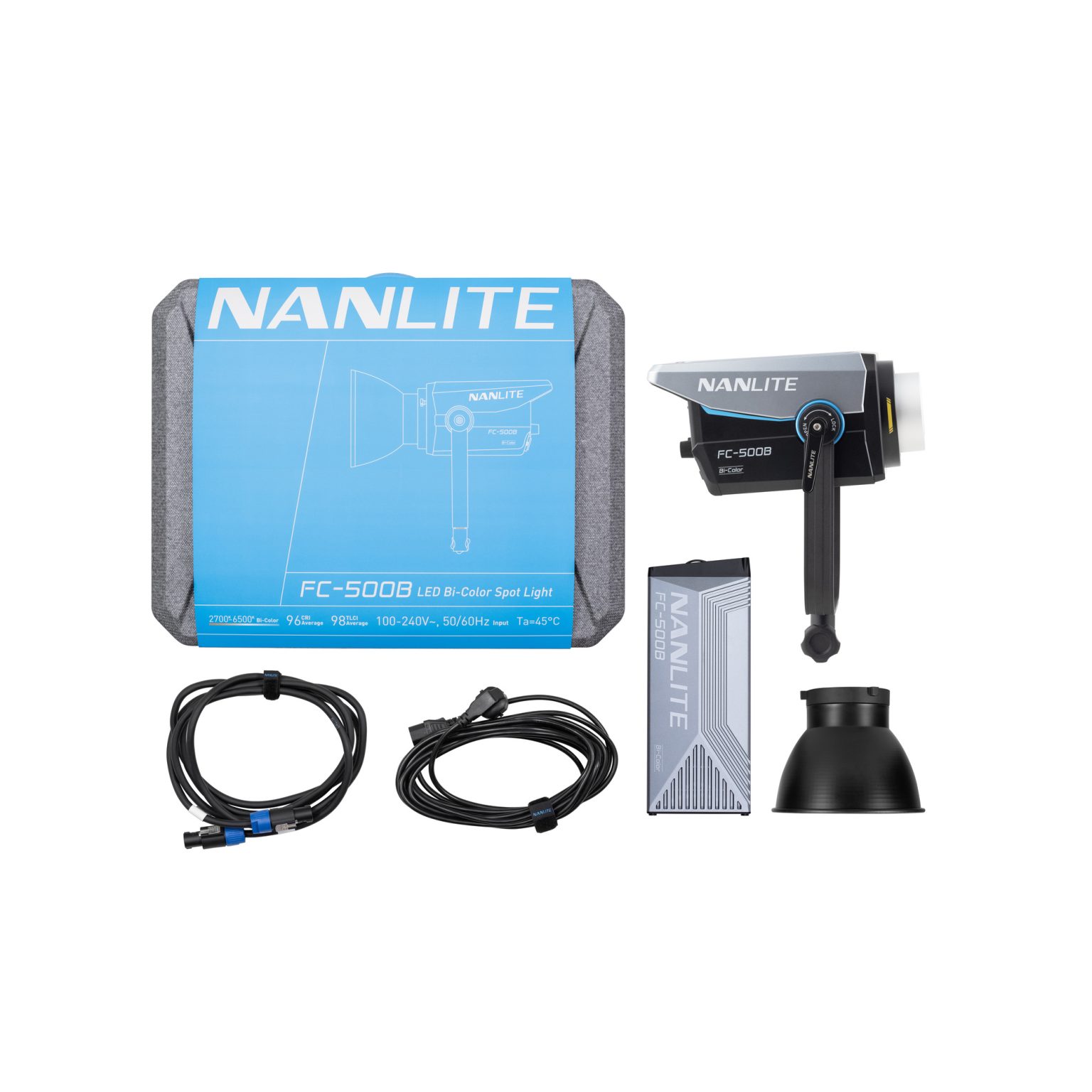 Nanlite FC-500B LED Bi-color Spot Light | Digital2home