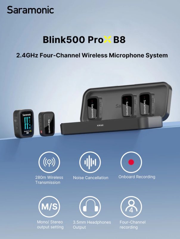 Saramonic Blink 500 ProX B8 (ประกันศูนย์) | Digital2home